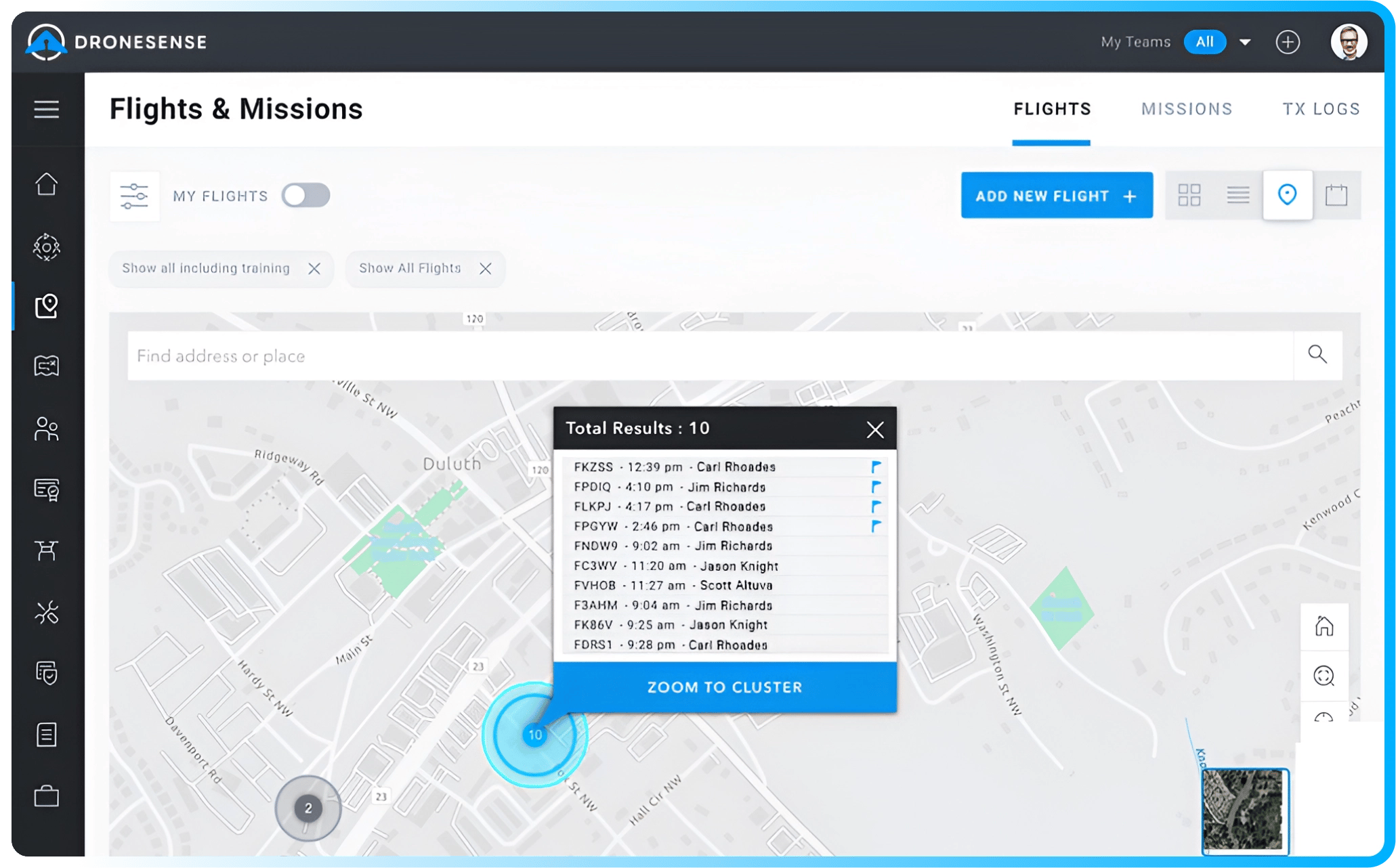 AirBase - DroneSense